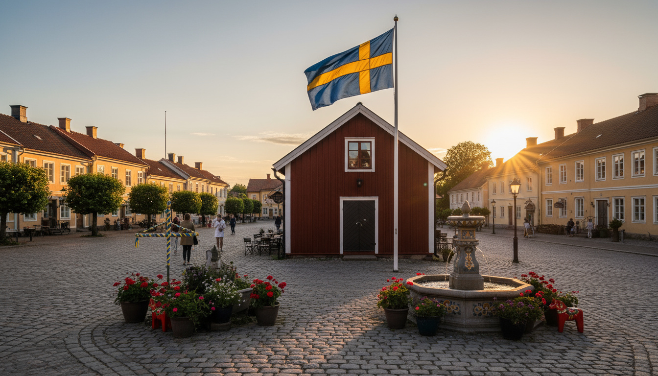 6 juni röd dag visar svensk nationaldag och tradition - Farmarens